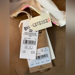 Billabong | Swim | Nwt Billabong Girls Flower Power Rev Mini Crop ...